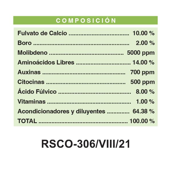 Aminofol calcio boro - BioStar México